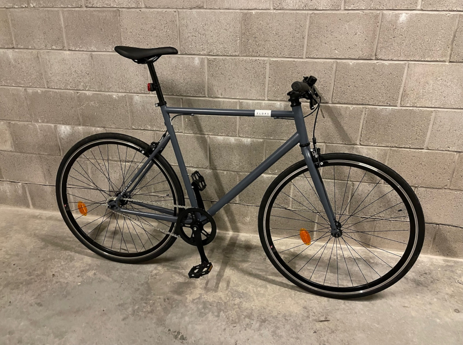 Tweedehands elops SINGLE SPEED 500 CITY BIKE BLUE 2022 te koop - 52771